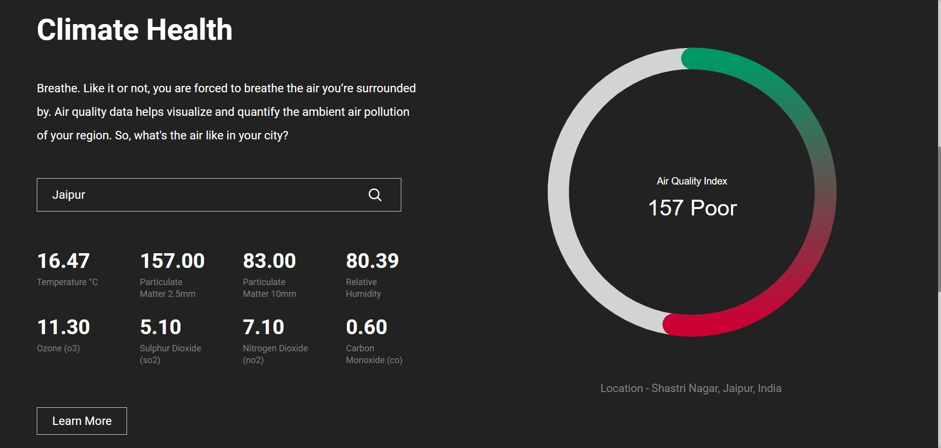 AQI Dashboard